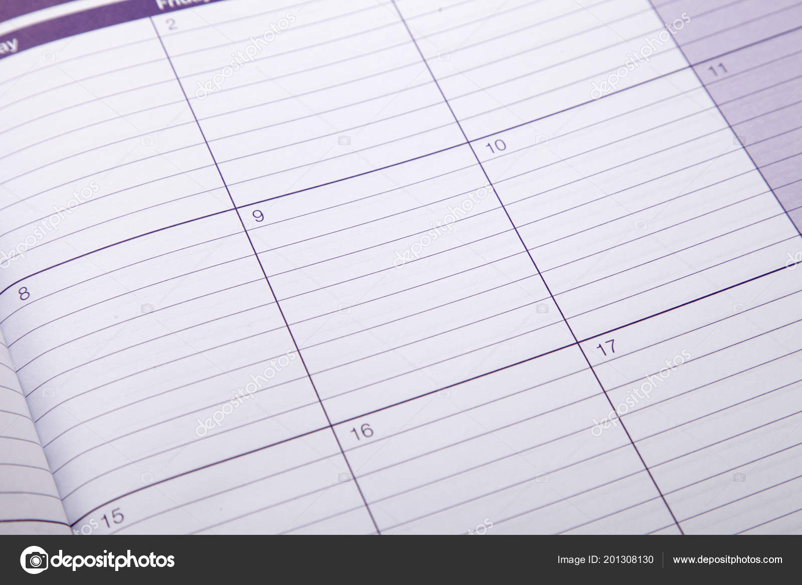 Open Calendar Page Close Stock Photo by ©eskaylim 201308130