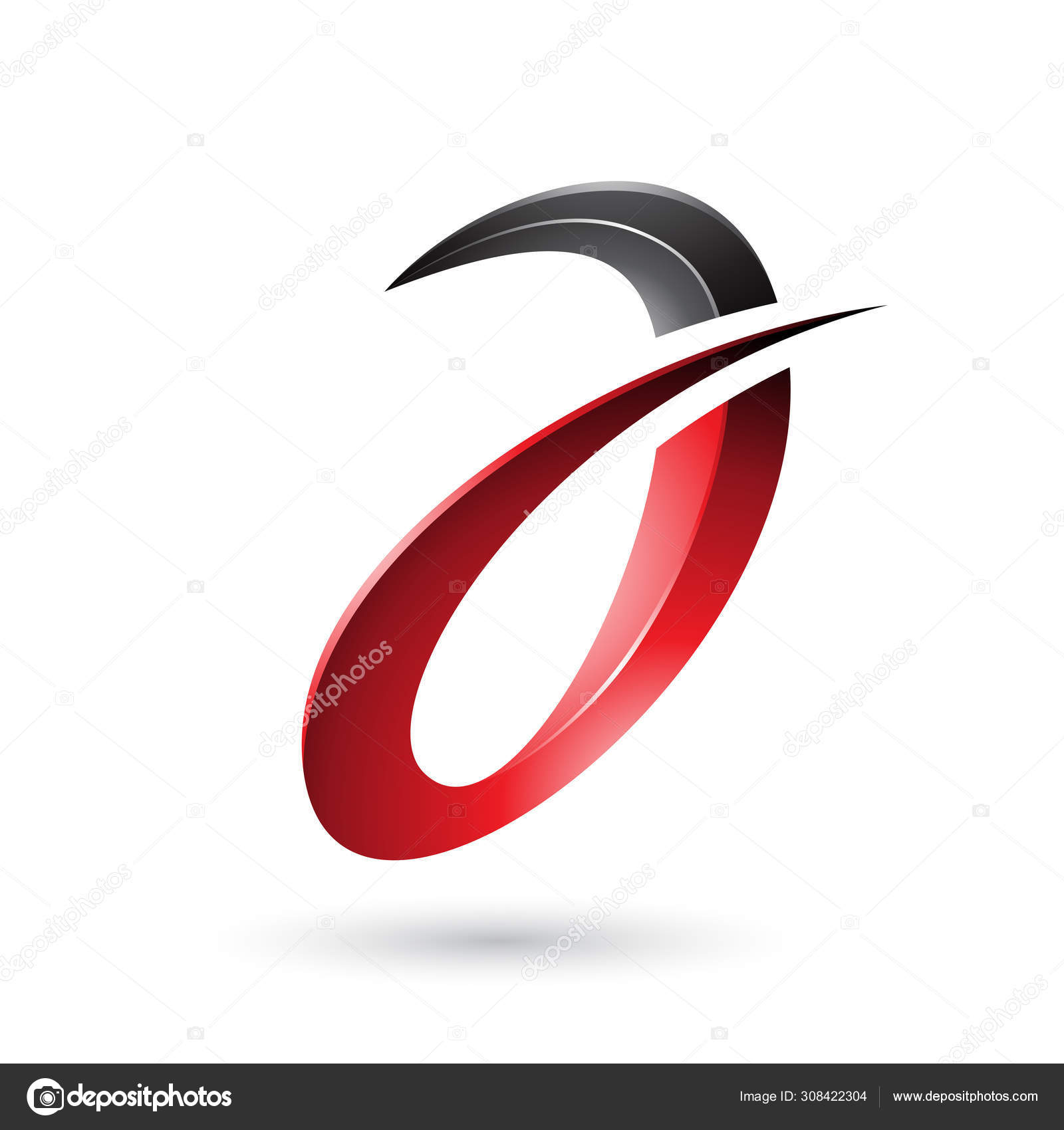 Red Spiky and Glossy Letter A Illustration — Stock Photo © cidepix ...
