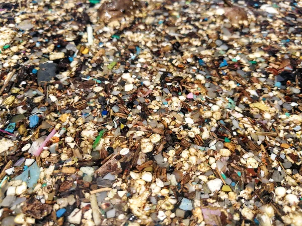 Microplastics Very Small Pieces Plastic Pollute Environment Stock Photo ...