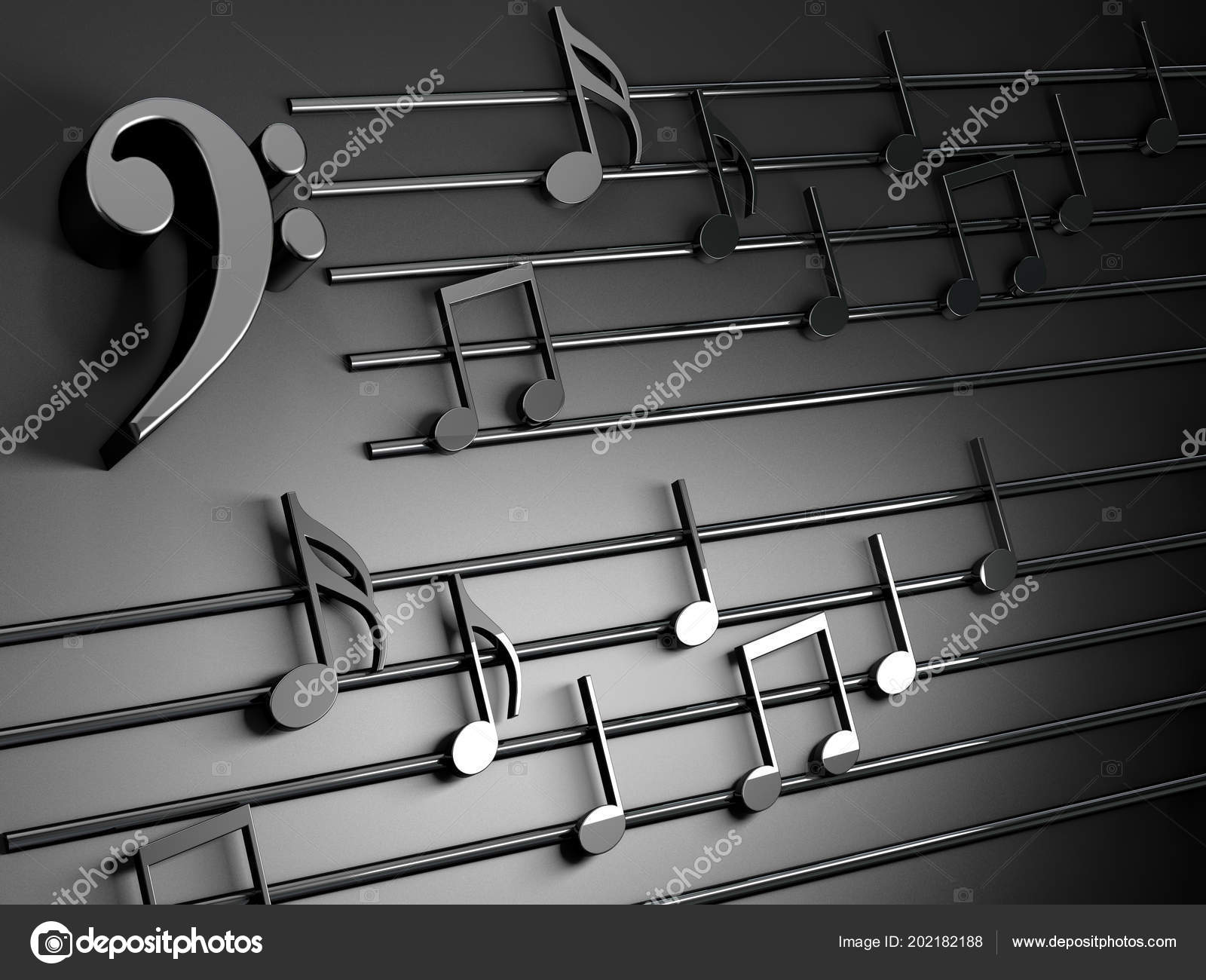 Sheet Music Wallpaper Design
