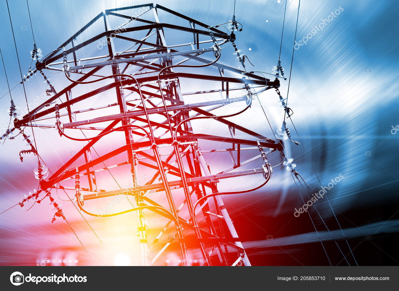 Pylon Concept Electricity Energy — Stock Photo © carloscastilla #205853710