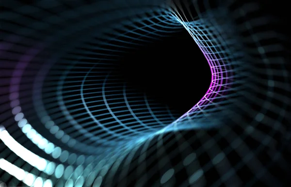 Abstract Tunnel Wave Background Technology Science Mesh Net Lines ...