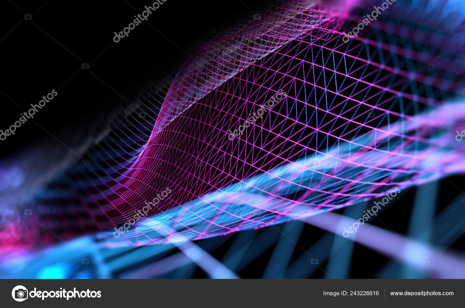 Abstract Background Technology Science Mesh Net Lines Geometrics Shapes ...