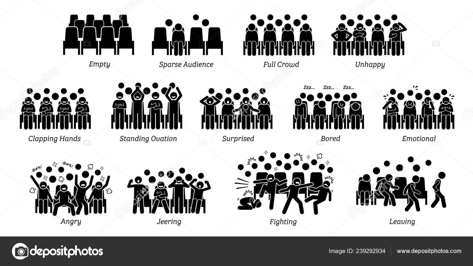 Angry Audience Illustration