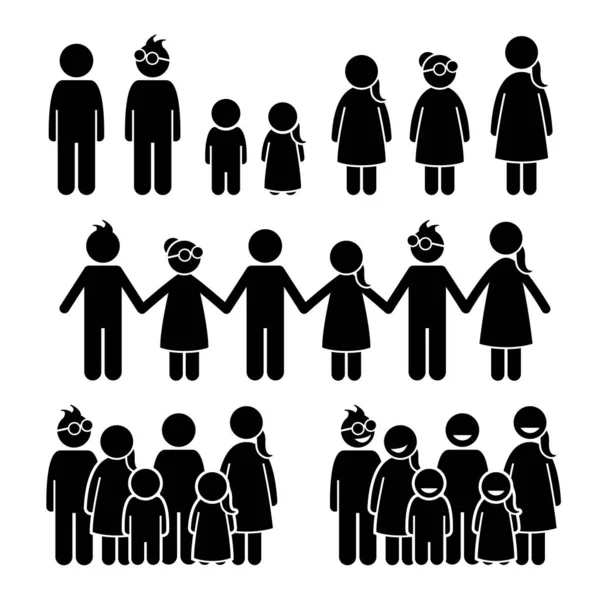 Happy Family Icon Sign Symbol Stock Vector Image by ©leremy #7096965