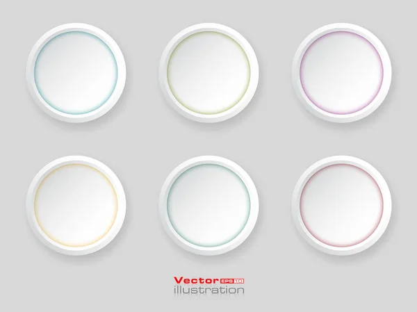 Vector blank sticker template illustration Stock Vector Image by ...