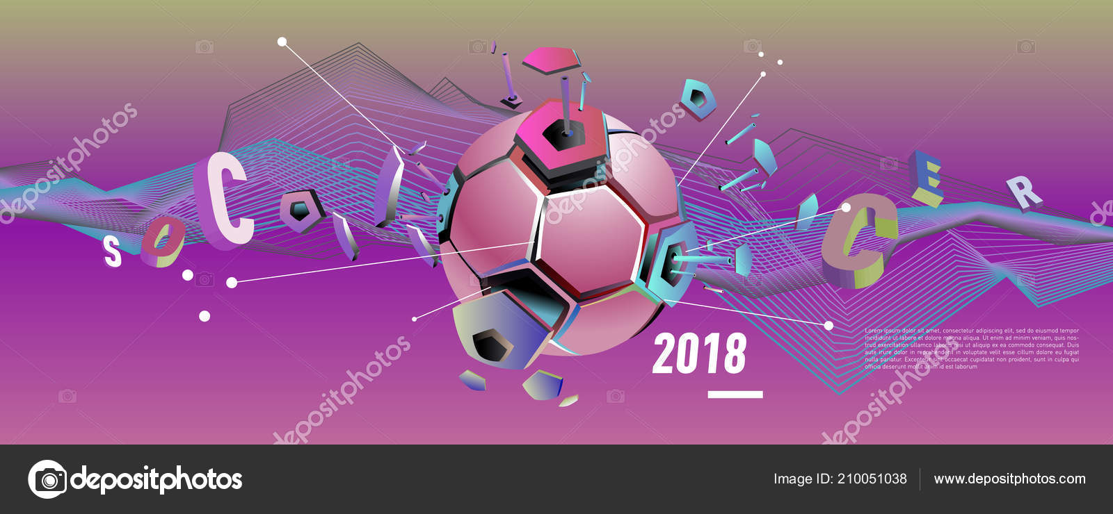 Soccer Football Digital Web Banner Poster Design Template Background ...