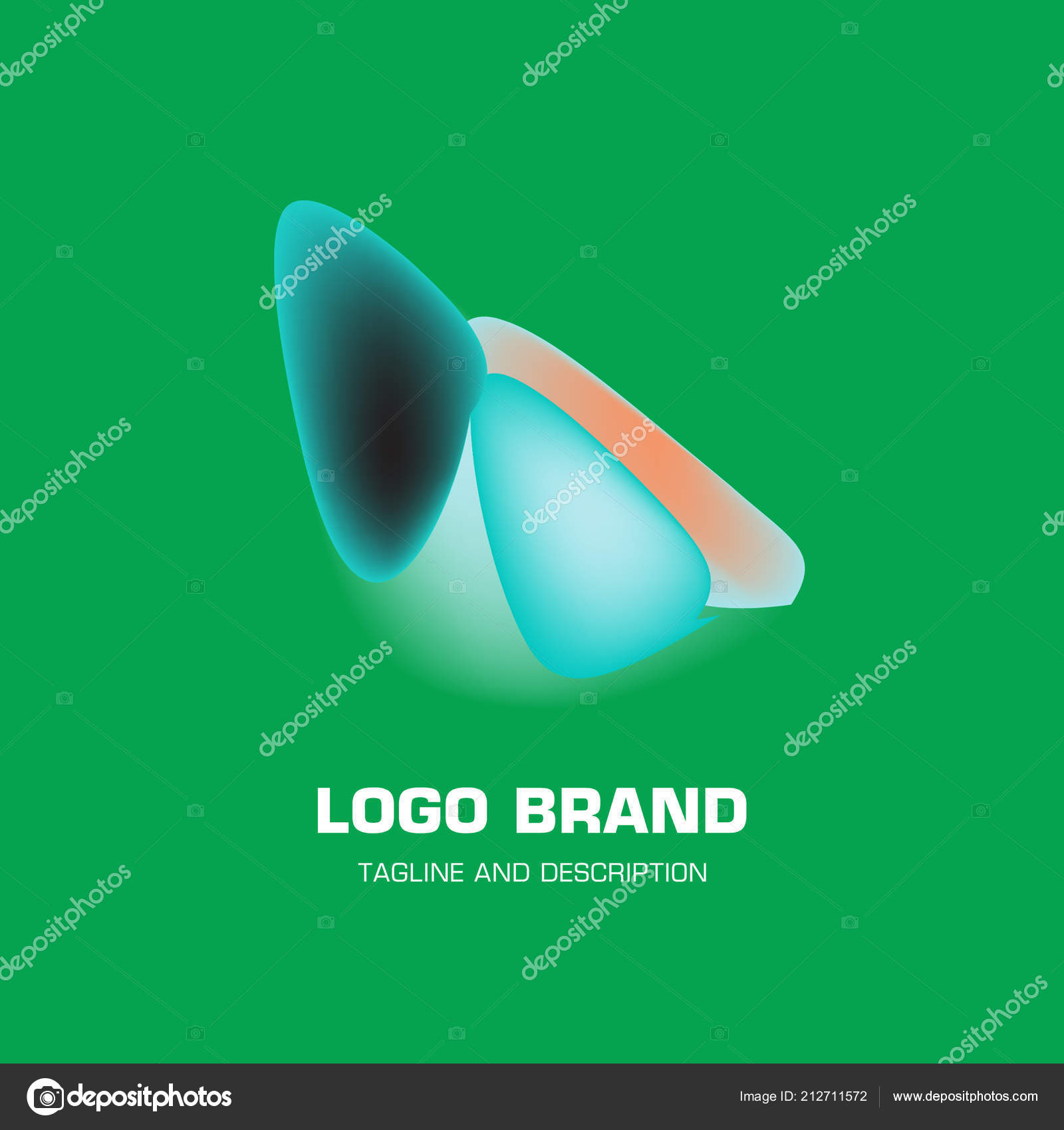 Vector Colorful Liquid Abstract Logo Design Stock Vector by ©rebermant ...