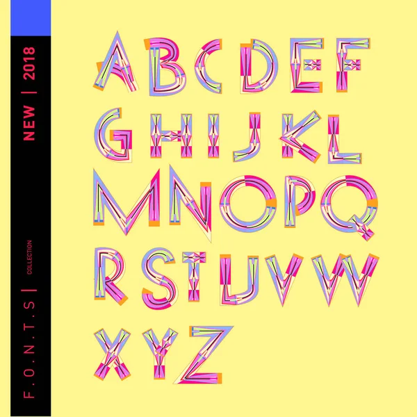 Vector Abstract Colorful Font Alphabet Stock Vector by ©rebermant 212711102 Vector Abstract Colorful Font Alphabet Stock Vector by ©rebermant 212711102
