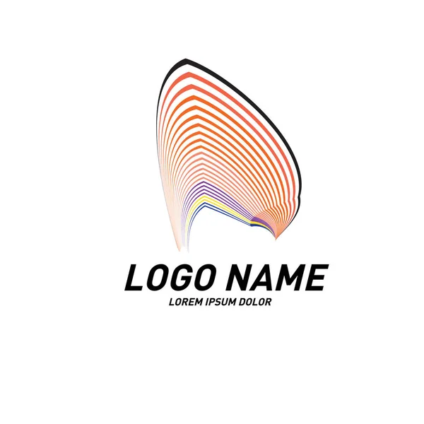 Curvy Stripes Simple Logo Design Stock Vector by ©rebermant 212724204