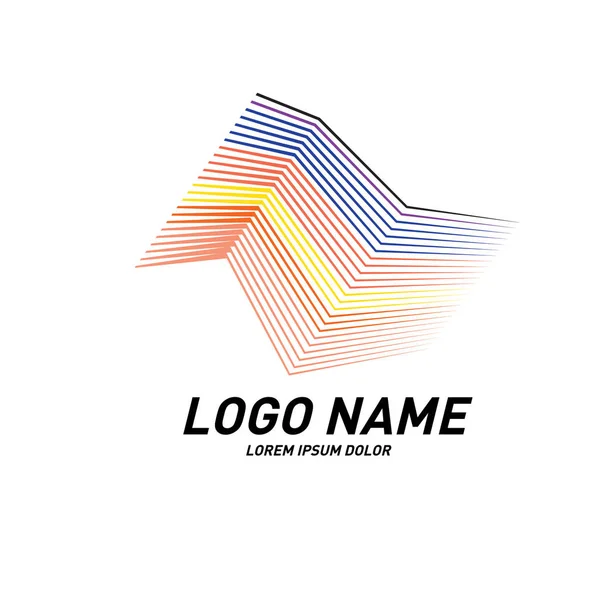 Curvy Stripes Simple Logo Design Stock Vector by ©rebermant 212724204