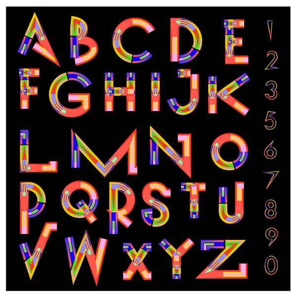 Letras triangulares Imágenes Vectoriales, Gráfico Vectorial de Letras ...