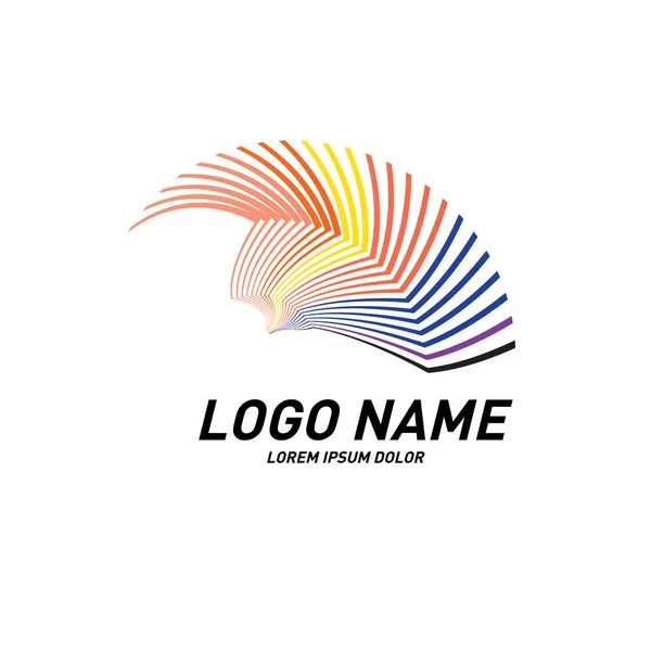 Curvy Stripes Simple Logo Design Stock Vector by ©rebermant 212724204