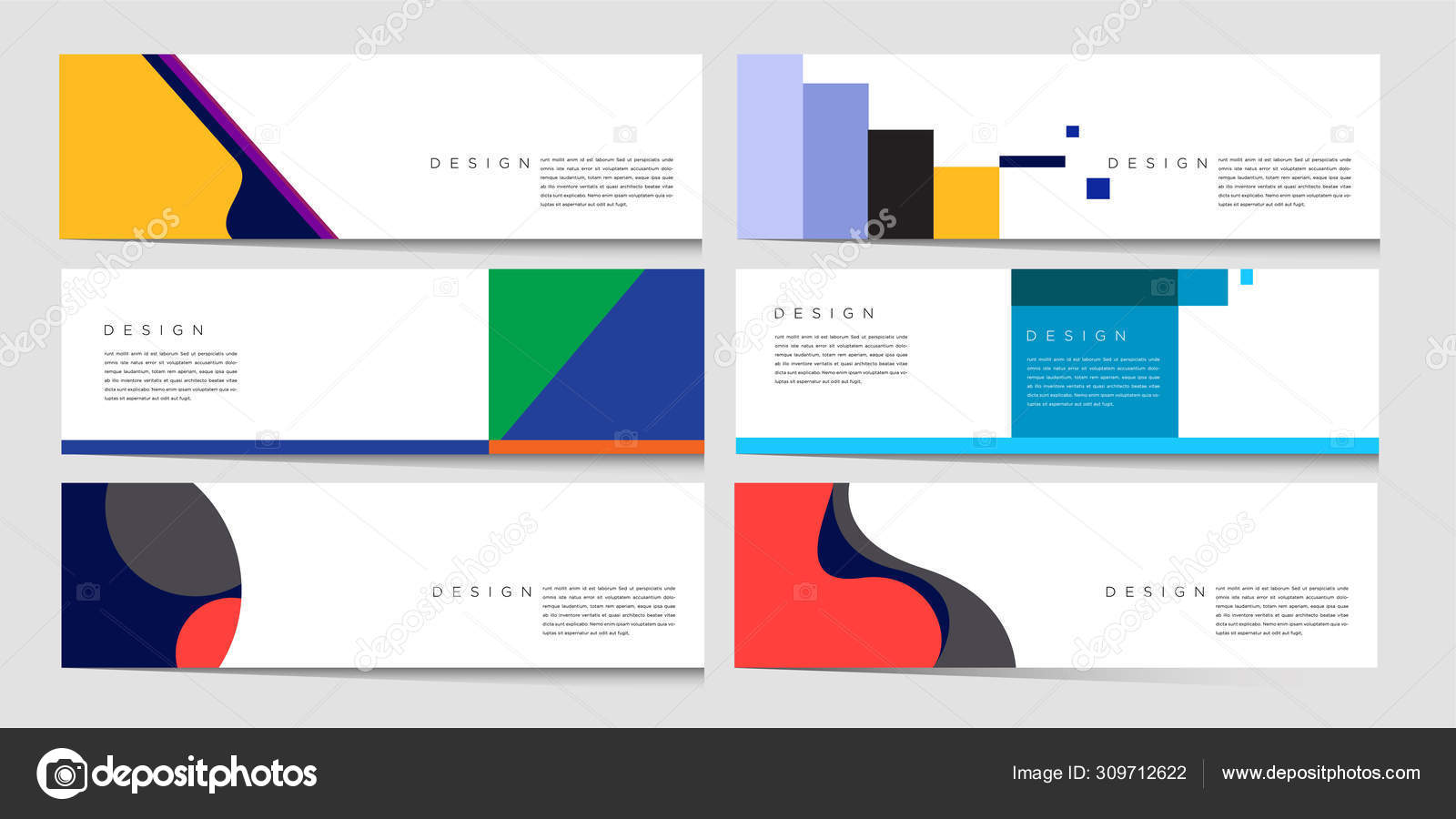Vector Background Illustration Visual Identity Brand Template Colorful ...