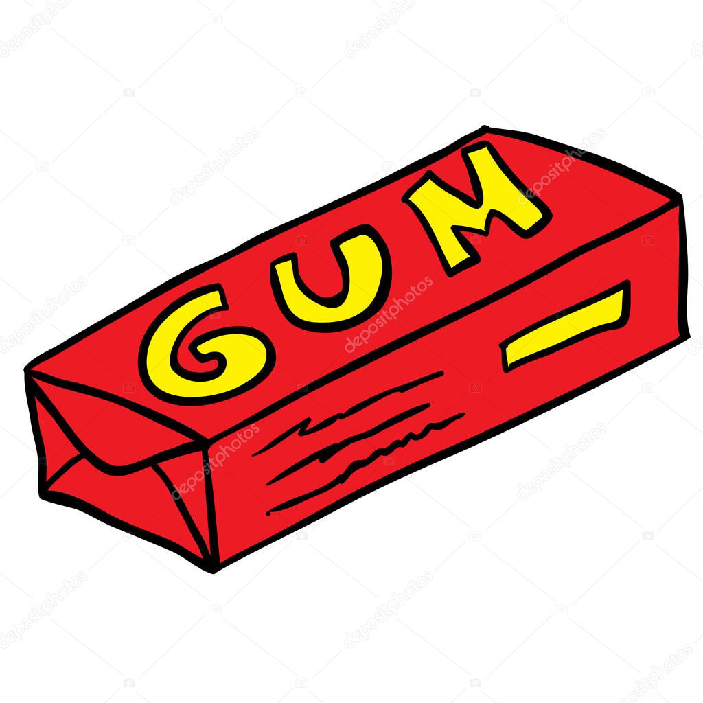 paquete de ilustración de dibujos animados de goma 2023