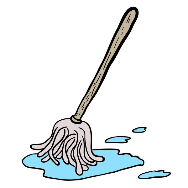 Cartoon mop and bucket — Stock Vector © lineartestpilot #20415693 Cartoon mop and bucket — Stock Vector © lineartestpilot #20415693