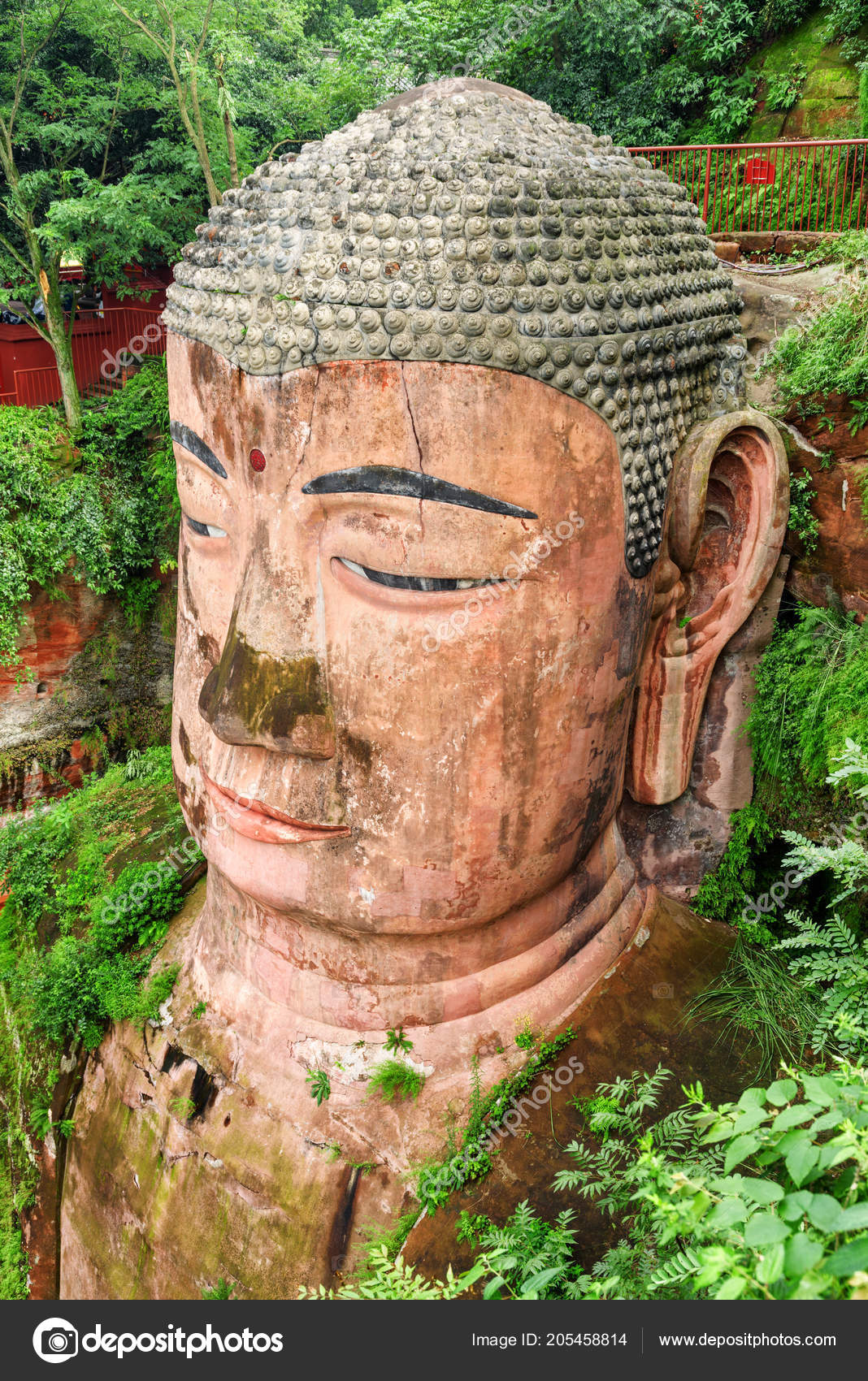 Buddha Head Side View