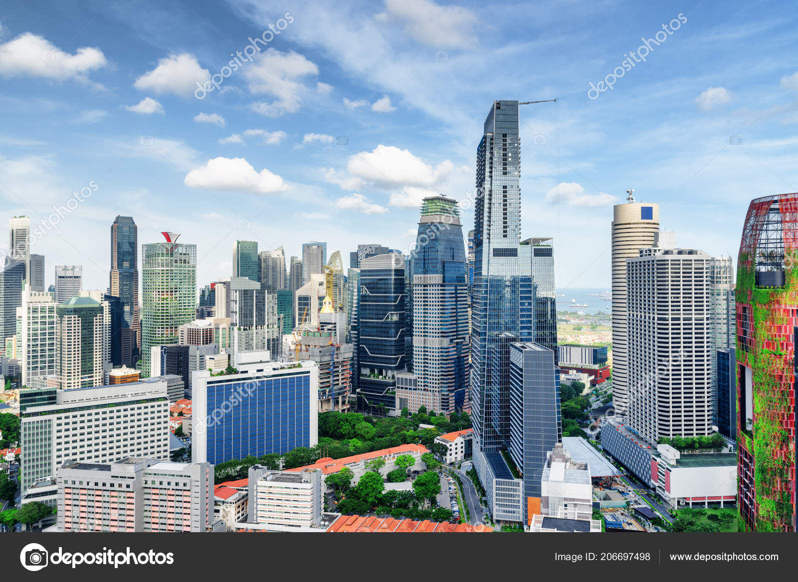 Singapore Buildings Downtown