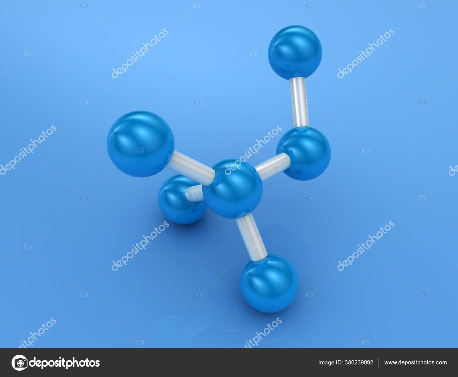 Render Blue Molecule Background Stock Photo by ©Jezper 380239092