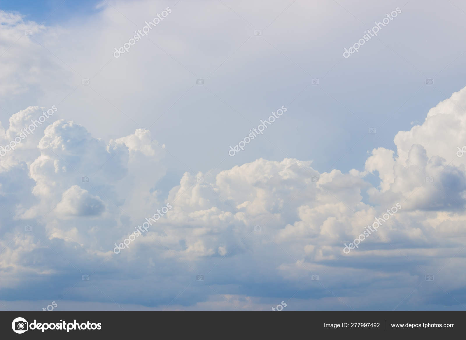 Puffy Clouds Sky