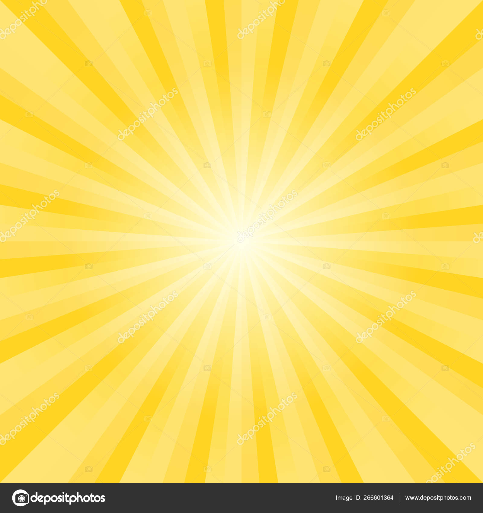 Abstract soft bright Yellow rays background. Vector Stock Vector Image ...
