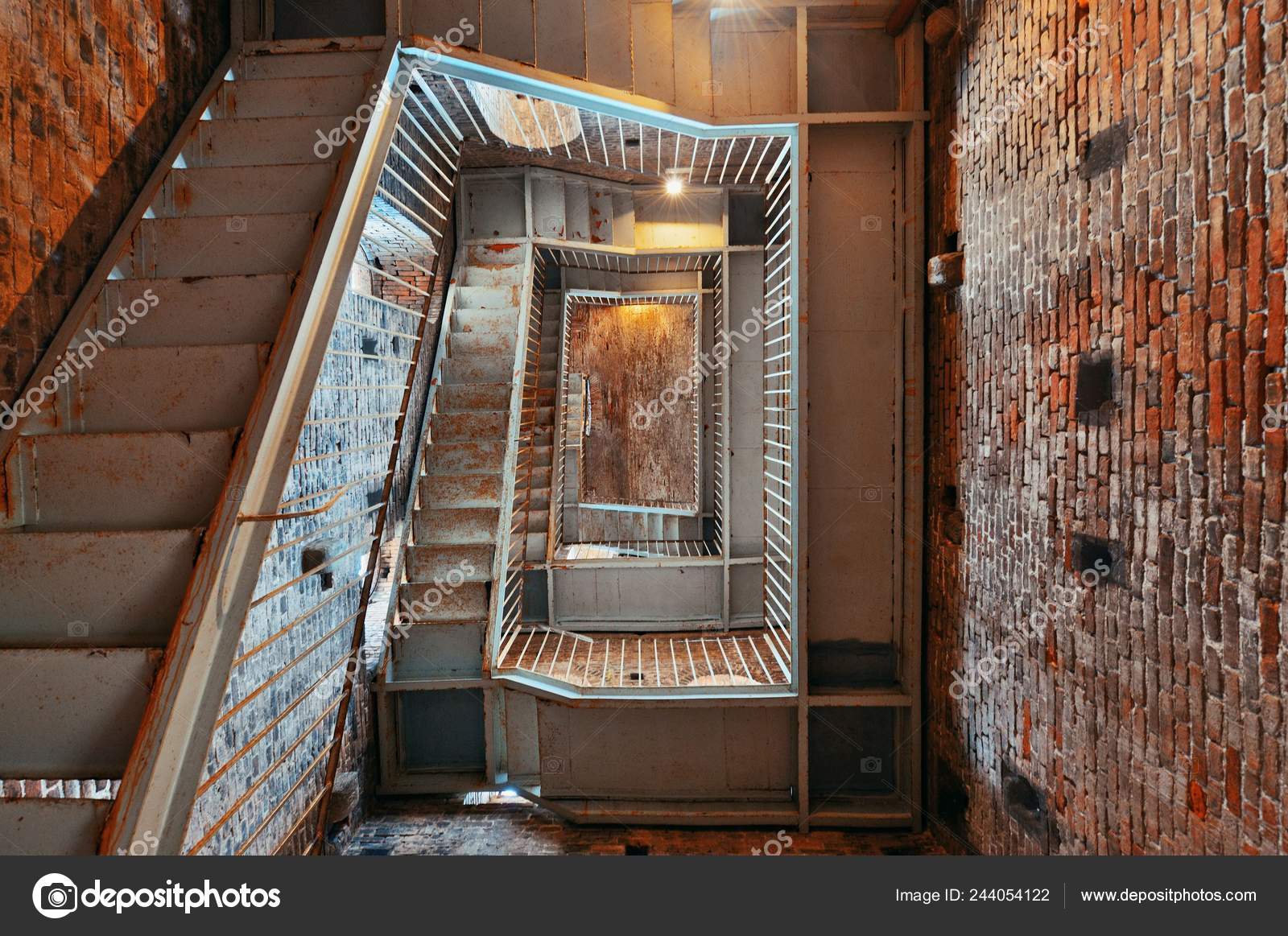 Staircase Clock Tower Lucca Historic Buildings Italy Stock Photo by ...