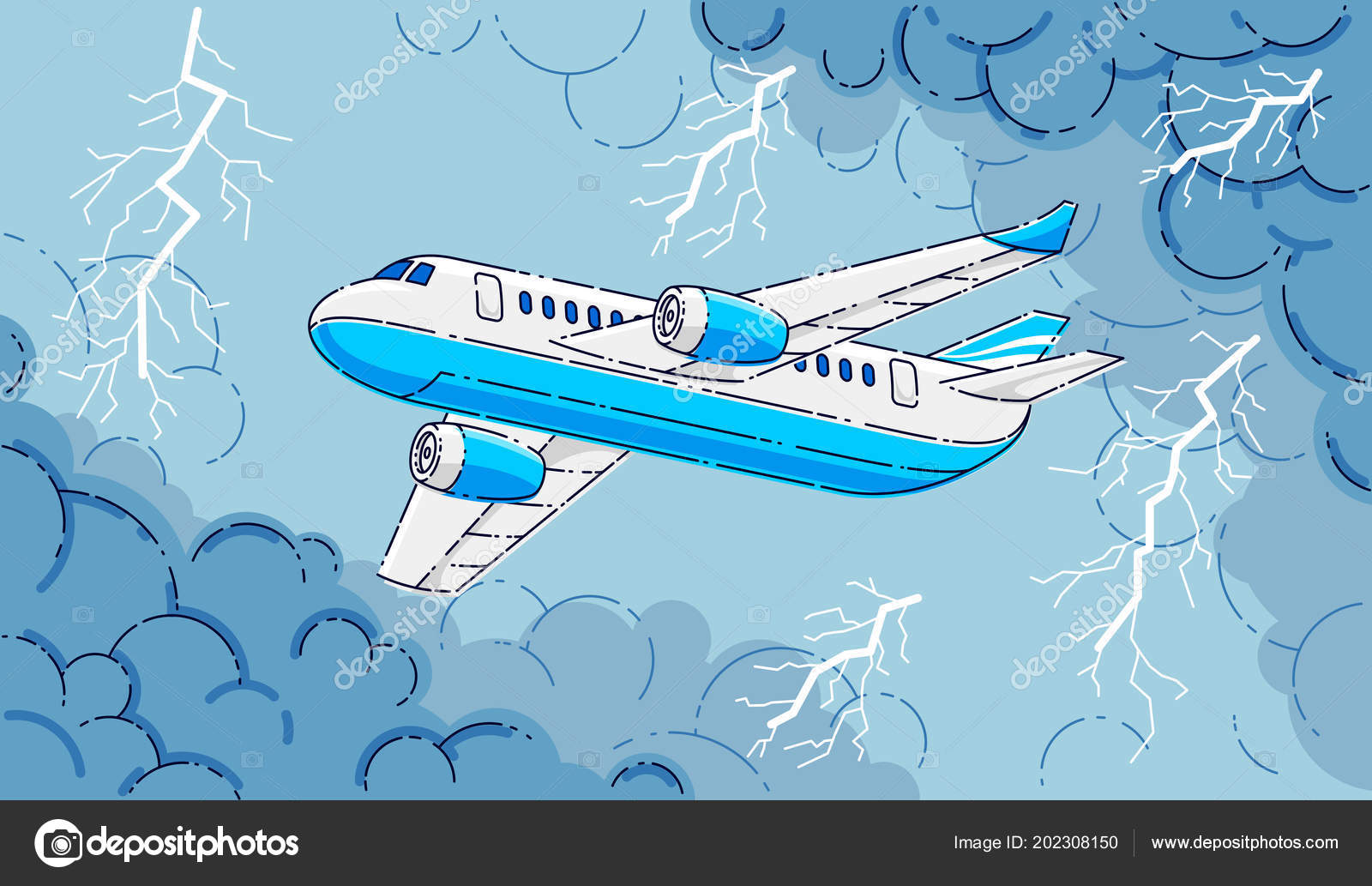 Plane Crash Animated