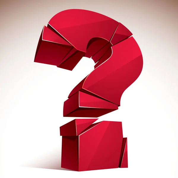 3d question mark vector icon. Stock Vector Image by ©Ostapiusangelp #10763468