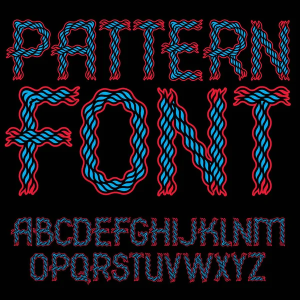 Vector Upper Case English Alphabet Letters Collection Created Using ...