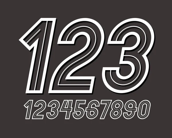 100,000 Digital numbers Vector Images | Depositphotos