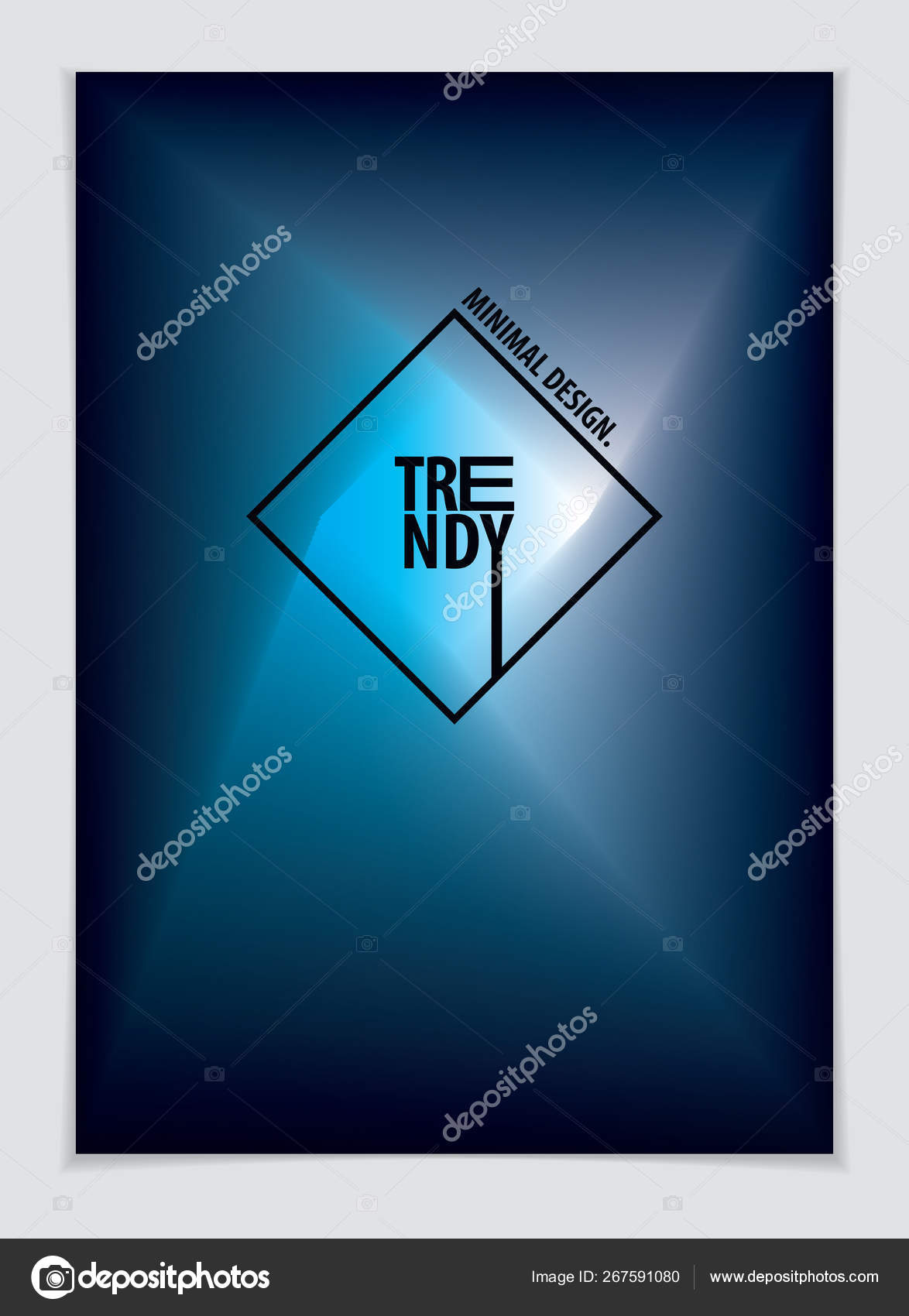 Template Cover Placard Poster Flyer Banner Design Cool Geometric Vector ...