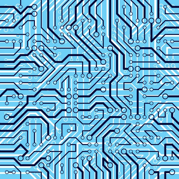 Vector seamless circuit board pattern Stock Vector Image by ©germina #9557580