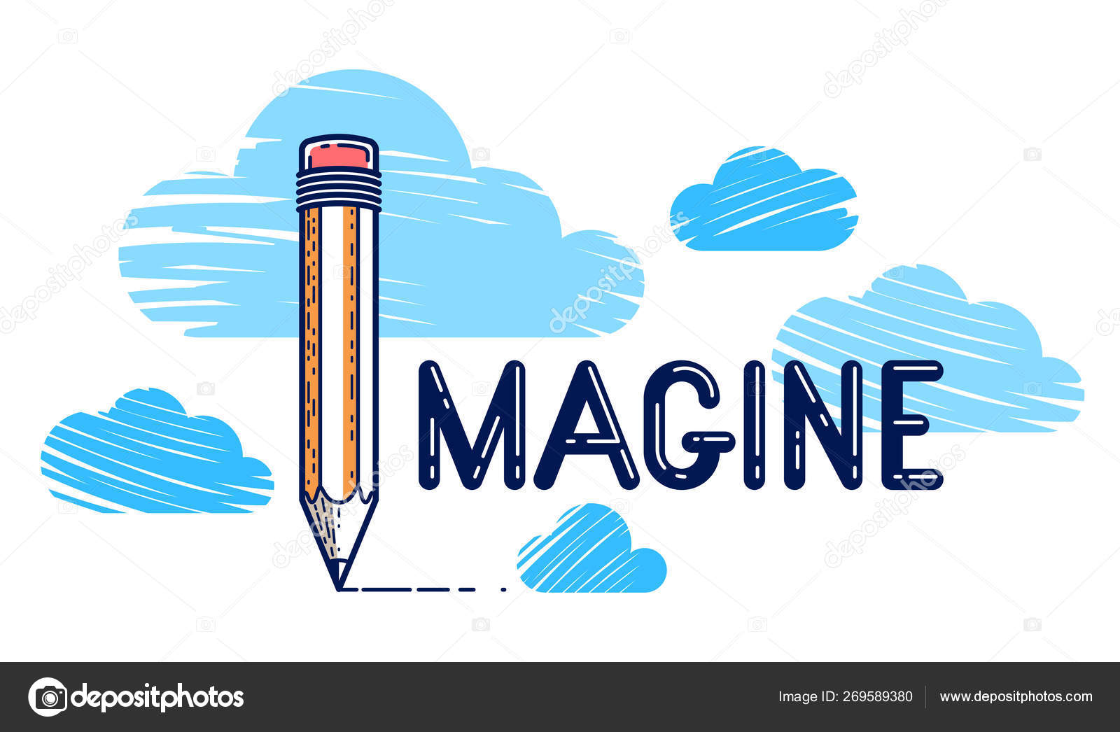 Imagina Palabra Fondo De Pantalla