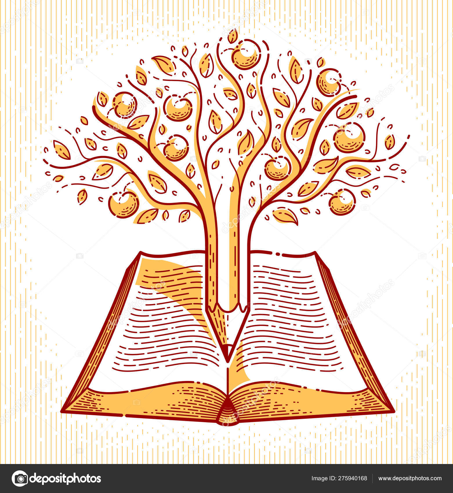 Tree Of Knowledge Drawing