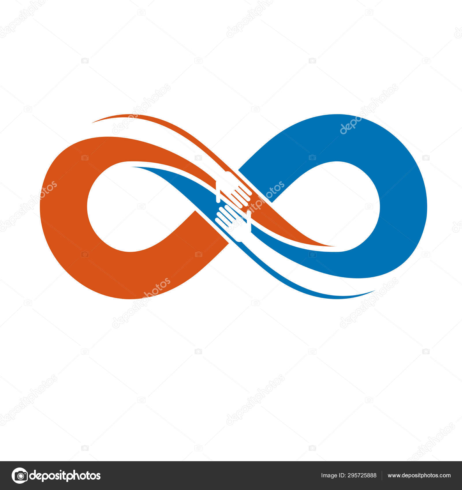 Everlasting Friend Logo Everlasting Friendship Stock Vector Images