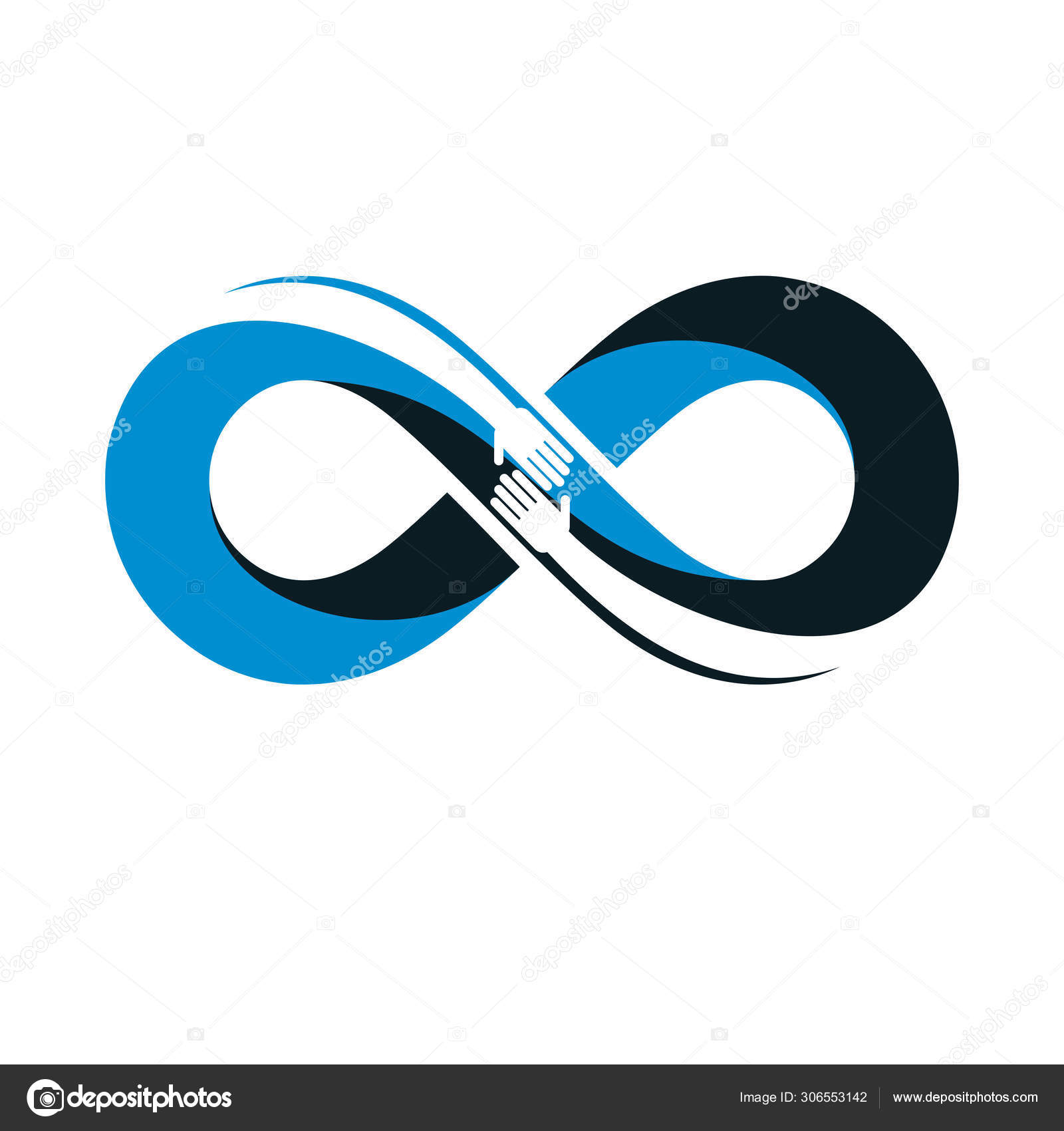 Friends Forever, everlasting friendship conceptual vector symbol Stock ...