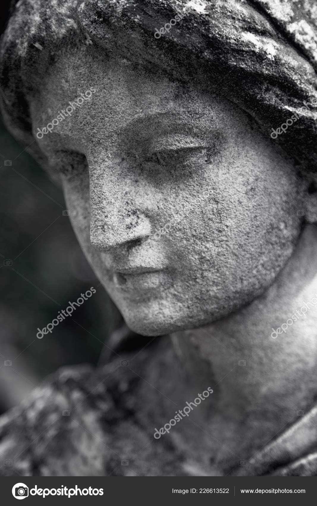 Mother Mary Statue Face