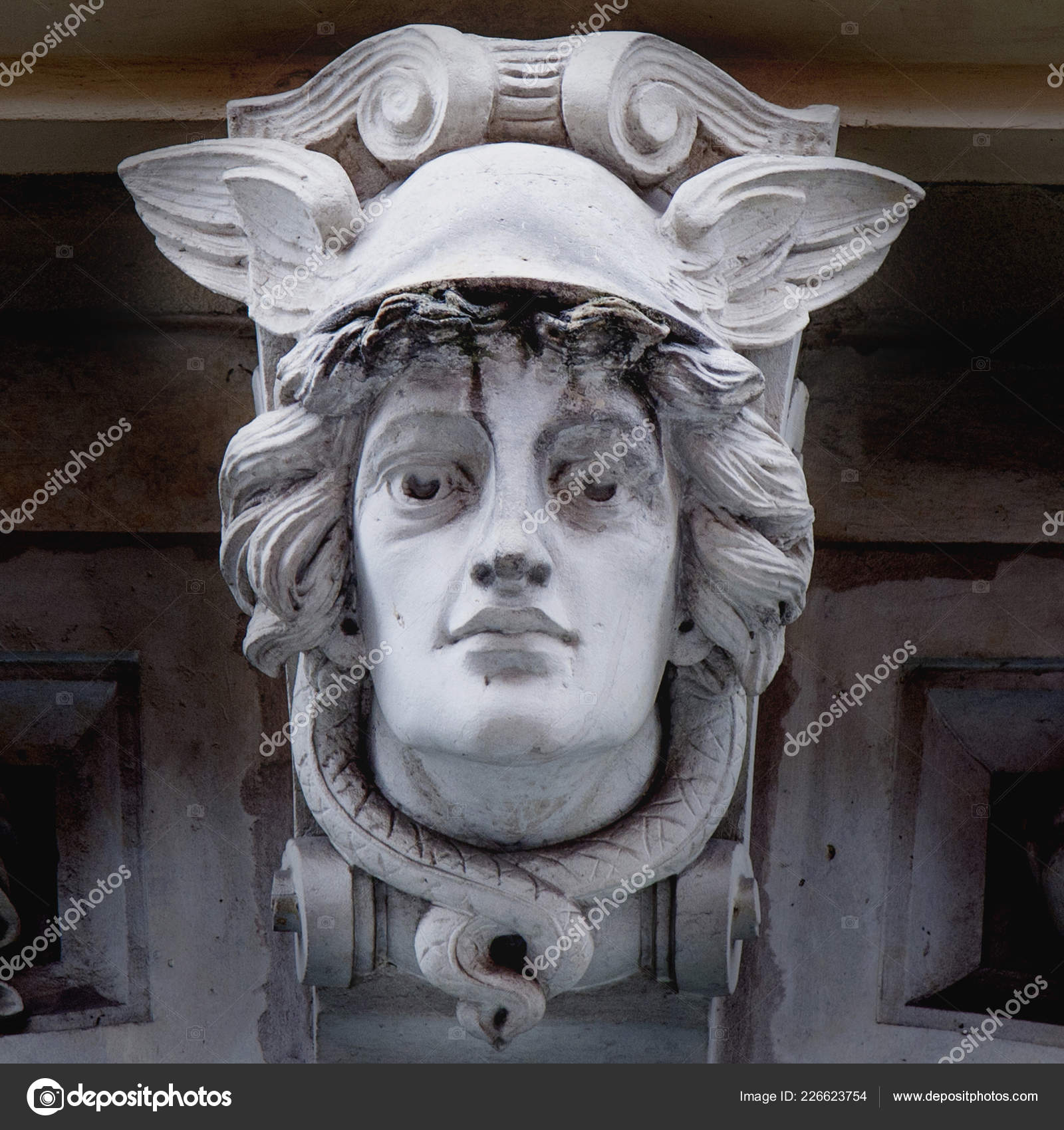 Hermes Statue Face