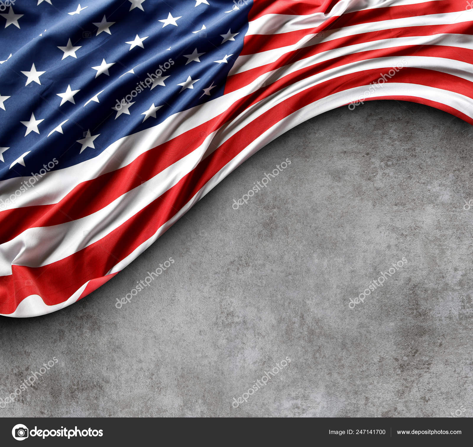 American Flag Grey Background Stock Photo by ©stillfx 247141700