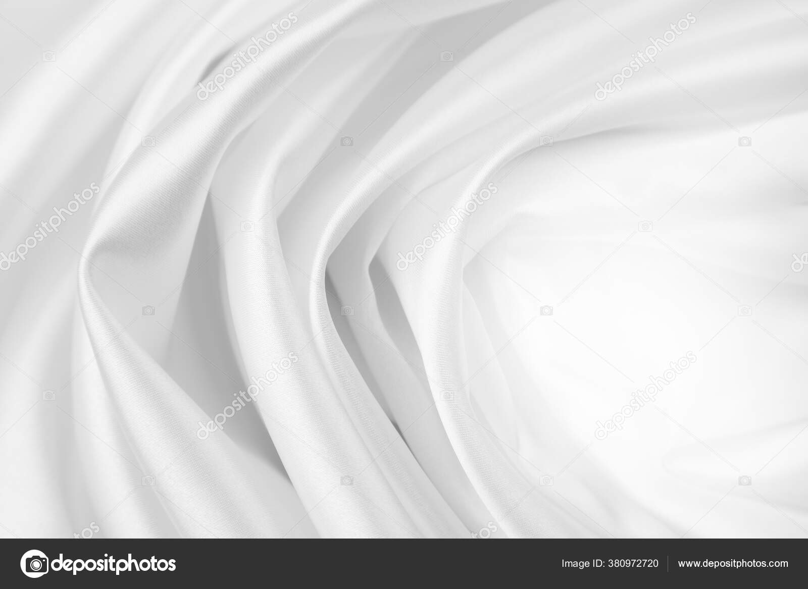 Closeup Rippled White Silk Fabric Lines — Stock Photo © stillfx #380972720 Closeup Rippled White Silk Fabric Lines — Stock Photo © stillfx #380972720