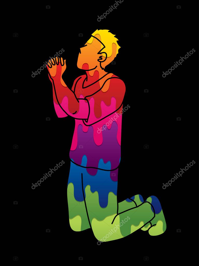 Oración, Vector gráfico de oración cristiana 2022