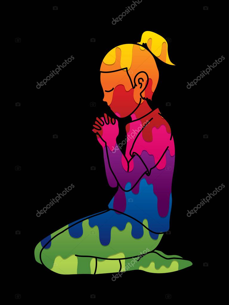 Oración, Vector gráfico de oración cristiana 2022