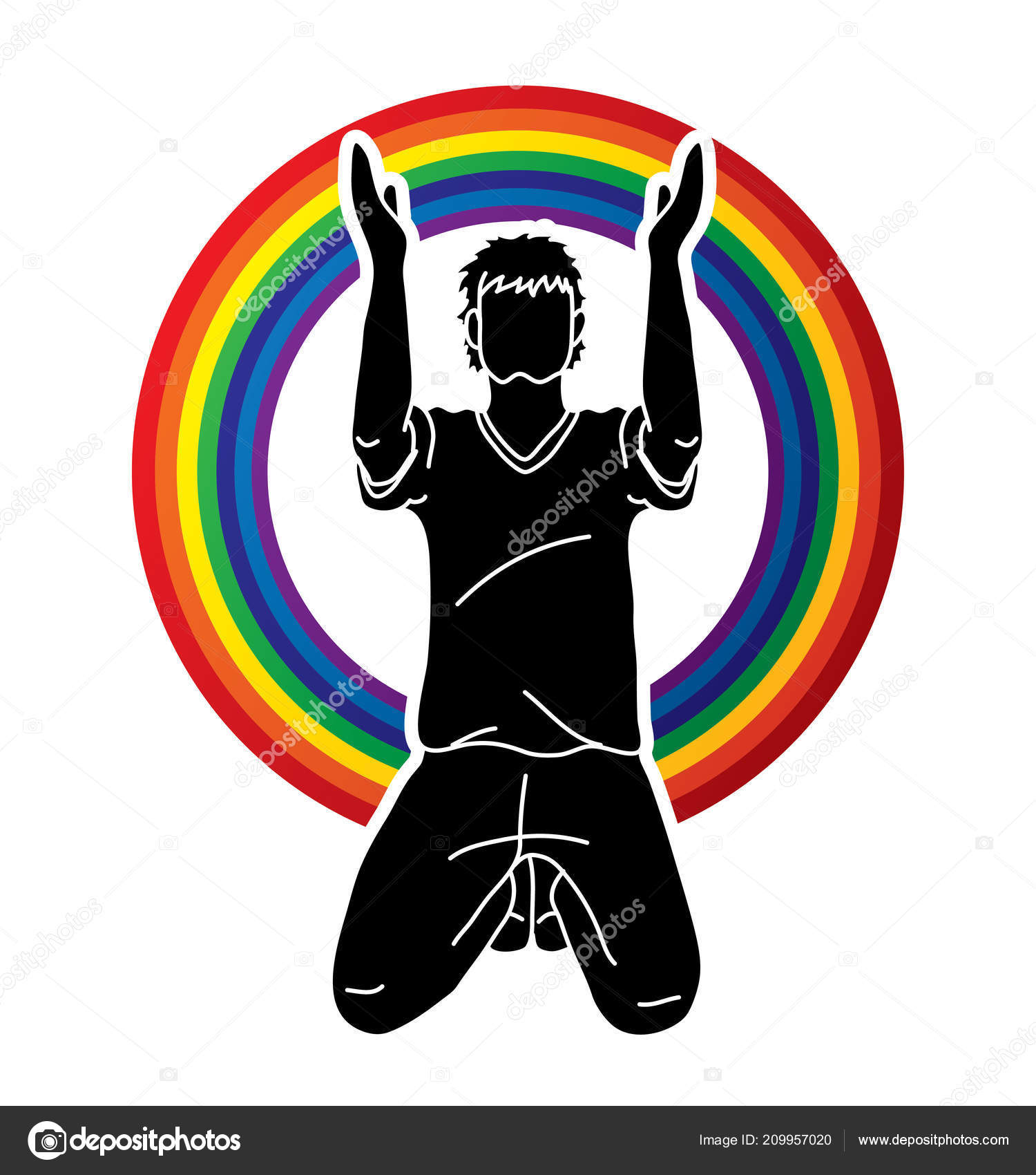 Praise God Prayer Christian Praying Thank You God Graphic Vector Stock ...