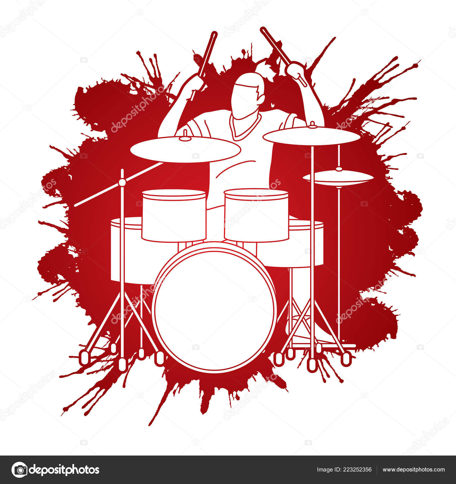 Drum Set Logos