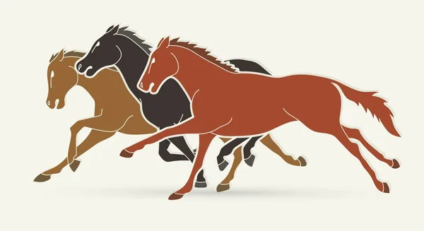 Trois chevaux images vectorielles, Trois chevaux vecteurs libres de ...