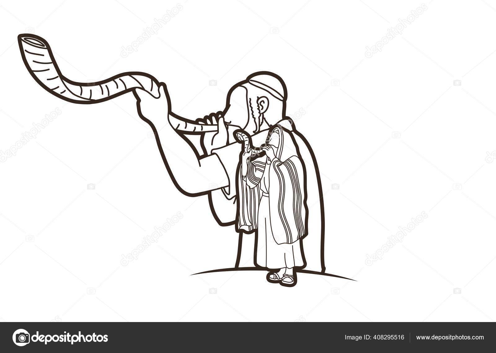 Shofar Outline