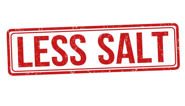 Low Salt Sign Stamp White Background Vector Illustration Stock Vector ...