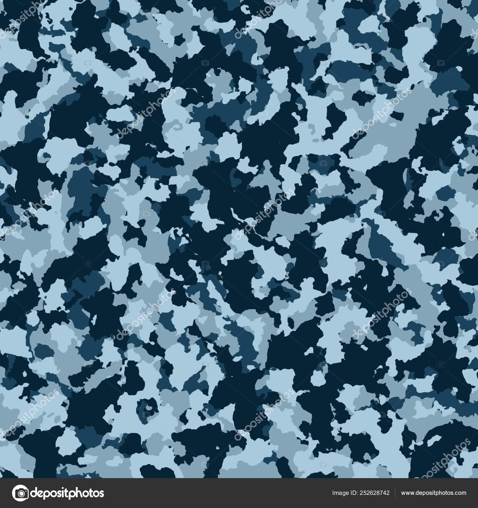 Blue Digital Camo Texture