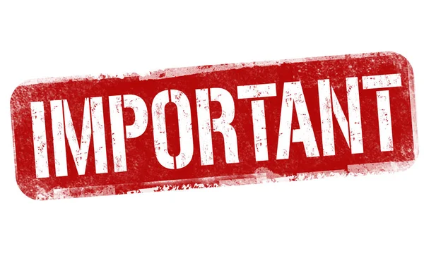 Important stamp Stock Vector by ©roxanabalint 38188299