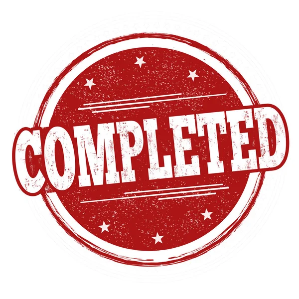 Completed stamp Stock Vector by ©roxanabalint 37082033